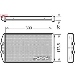 DENSO W&auml;rmetauscher, Innenraumheizung drr12008 f&uuml;r Iveco