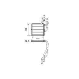 Valeo W&auml;rmetauscher, Innenraumheizung 811511 f&uuml;r NISSAN