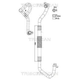 TRISCAN Hochdruck-/Niederdruckleitung, Klimaanlage 901024004 f&uuml;r OPEL NISSAN RENAULT