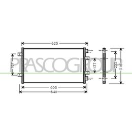 PRASCO Kondensator, Klimaanlage ft133c004 f&uuml;r Fiat
