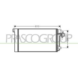 PRASCO Kondensator, Klimaanlage vg917c001 f&uuml;r VW