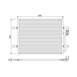 Valeo Kondensator, Klimaanlage 822654 f&uuml;r VW