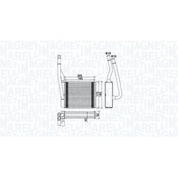 MAGNETI MARELLI W&auml;rmetauscher, Innenraumheizung 350218414000 f&uuml;r Ford