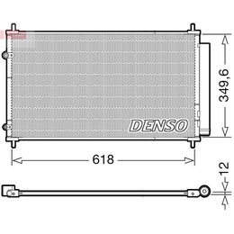 DENSO Kondensator, Klimaanlage dcn50117 f&uuml;r TOYOTA