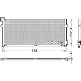 DENSO Kondensator, Klimaanlage dcn99052 f&uuml;r Volvo