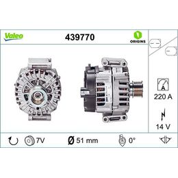 Valeo Generator NEW ORIGINAL PART 439770 f&uuml;r Mercedes