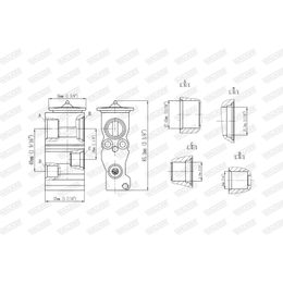 WALKER Expansionsventil, Klimaanlage wex00038 f&uuml;r DS