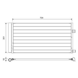 Valeo Kondensator, Klimaanlage 814378 f&uuml;r RENAULT ALPINE