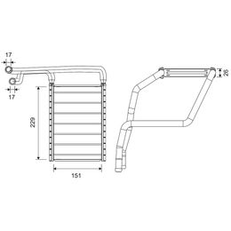 Valeo W&auml;rmetauscher, Innenraumheizung 811677 f&uuml;r FORD