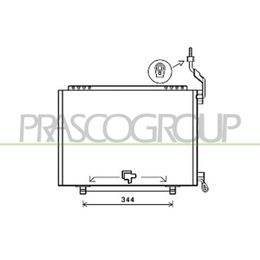PRASCO Kondensator, Klimaanlage fd602c008 f&uuml;r Ford