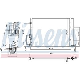 NISSENS Kondensator, Klimaanlage 940405 f&uuml;r HYUNDAI