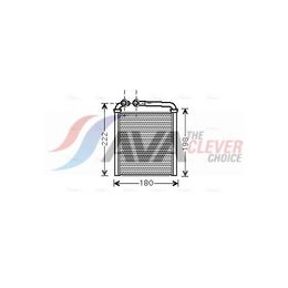AVA QUALITY COOLING W&auml;rmetauscher, Innenraumheizung vna6256 f&uuml;r VW