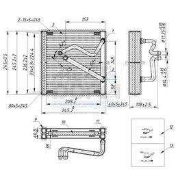 MEAT & DORIA MEAT & DORIA Verdampfer, Klimaanlage 997013 f&uuml;r VAG