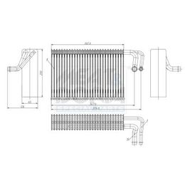 MEAT & DORIA MEAT & DORIA Verdampfer, Klimaanlage 997041 f&uuml;r ALPINA