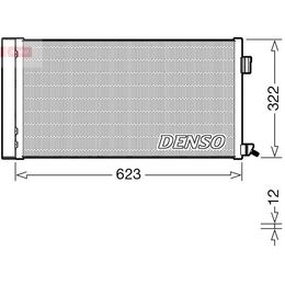 DENSO Kondensator, Klimaanlage dcn11010 f&uuml;r JAGUAR