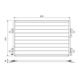Valeo Kondensator, Klimaanlage 814007 f&uuml;r RENAULT