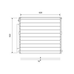 Valeo Kondensator, Klimaanlage 814203 f&uuml;r TOYOTA