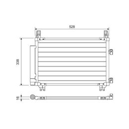 Valeo Kondensator, Klimaanlage 814223 f&uuml;r TOYOTA