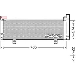 DENSO Kondensator, Klimaanlage dcn50129 f&uuml;r TOYOTA