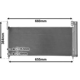 Van Wezel Kondensator, Klimaanlage 53015702 f&uuml;r TOYOTA