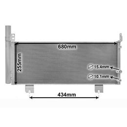 Van Wezel Kondensator, Klimaanlage 56015701 f&uuml;r LEXUS