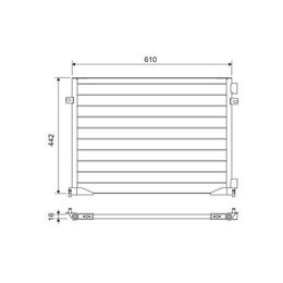 Valeo Kondensator, Klimaanlage 817644 f&uuml;r Opel Vaughall RENAULT