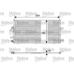 Valeo Kondensator, Klimaanlage 817687 f&uuml;r RENAULT