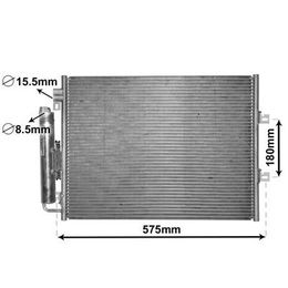 Van Wezel Kondensator, Klimaanlage 43005454 f&uuml;r RENAULT