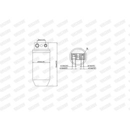 WALKER Trockner, Klimaanlage wdr00173 f&uuml;r OPEL