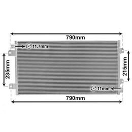 Van Wezel Kondensator, Klimaanlage 43005342 f&uuml;r Opel RENAULT