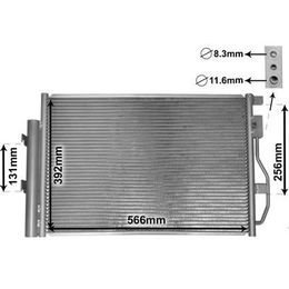 Van Wezel Kondensator, Klimaanlage 08005048 f&uuml;r CHEVROLET