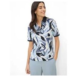 Poloshirt Brax "Style CLEO S", Damen, Gr. 36, navy, 97% Baumwolle, 3% Elasthan, Shirts