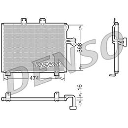 DENSO Kondensator, Klimaanlage dcn06013 f&uuml;r Chrysler JEEP