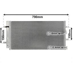 Van Wezel Kondensator, Klimaanlage 03005352 f&uuml;r Audi
