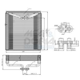 MEAT & DORIA MEAT & DORIA Verdampfer, Klimaanlage 997111 f&uuml;r MITSUBISHI