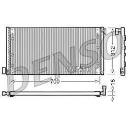DENSO Kondensator, Klimaanlage dcn12001 f&uuml;r Iveco