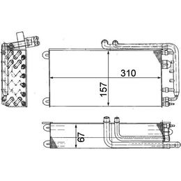 Mahle Verdampfer, Klimaanlage ae45000p f&uuml;r PORSCHE