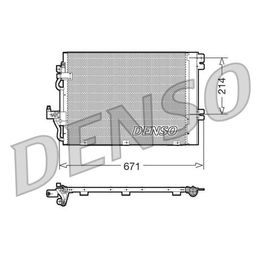 DENSO Kondensator, Klimaanlage dcn20009 f&uuml;r Opel Vaughall