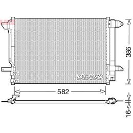 DENSO Kondensator, Klimaanlage dcn32027 f&uuml;r VW VAG