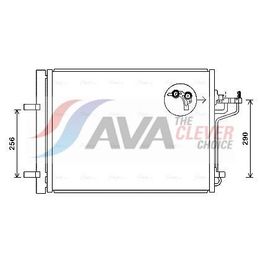 AVA QUALITY COOLING Kondensator, Klimaanlage fd5488d f&uuml;r Ford