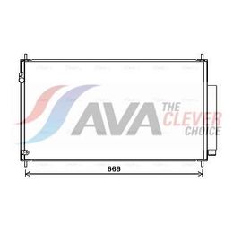 AVA QUALITY COOLING Kondensator, Klimaanlage hd5290d f&uuml;r HONDA