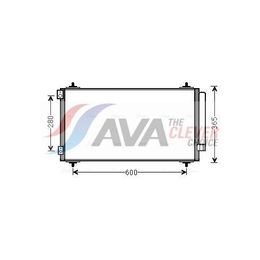 AVA QUALITY COOLING Kondensator, Klimaanlage cna5271d f&uuml;r Peugeot
