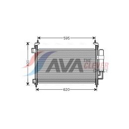 AVA QUALITY COOLING Kondensator, Klimaanlage hd5213d f&uuml;r HONDA