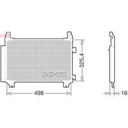 DENSO Kondensator, Klimaanlage dcn50029 f&uuml;r TOYOTA