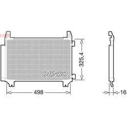 DENSO Kondensator, Klimaanlage dcn50028 f&uuml;r TOYOTA