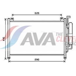 AVA QUALITY COOLING Kondensator, Klimaanlage mza5236d f&uuml;r MAZDA
