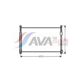 AVA QUALITY COOLING Kondensator, Klimaanlage sz5108d f&uuml;r Suzuki