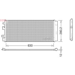 DENSO Kondensator, Klimaanlage dcn20018 f&uuml;r Opel Vaughall