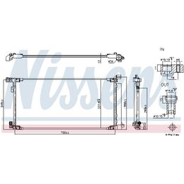 NISSENS Kondensator, Klimaanlage 940970 f&uuml;r TOYOTA