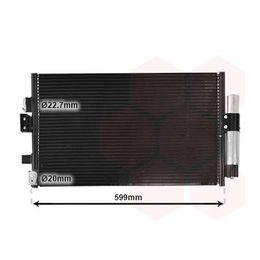 Van Wezel Kondensator, Klimaanlage 18015716 f&uuml;r Ford